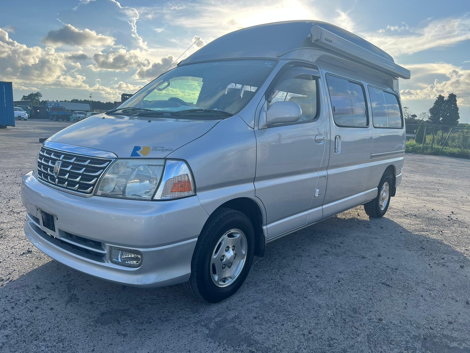 Toyota Grand Hiace JDM import ideal for families